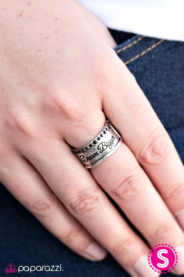 Paparazzi Ring ~ Theres No Dream Too Big - Black – Paparazzi Jewelry ...
