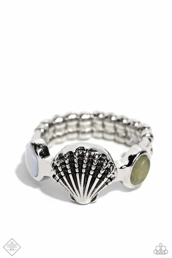 Paparazzi Ring ~ Coastline Charisma - Green – Paparazzi Jewelry ...