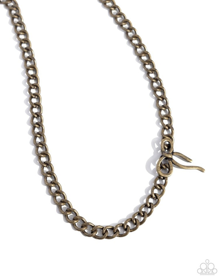 Paparazzi Necklace ~ Leading Loops - Brass – Paparazzi Jewelry | Online ...