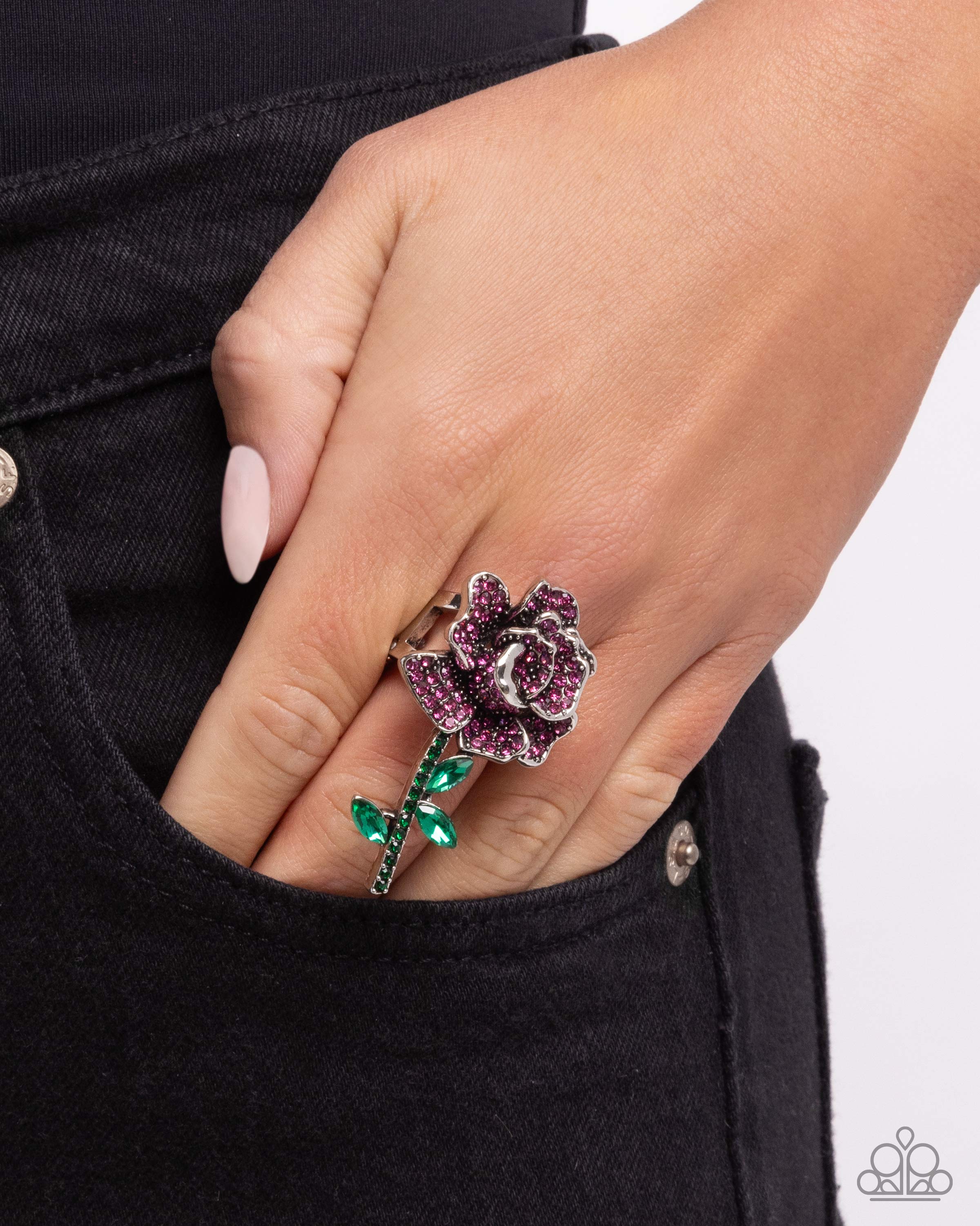 Paparazzi Ring ~ Boutonniere Bling - Pink – Paparazzi Jewelry | Online ...