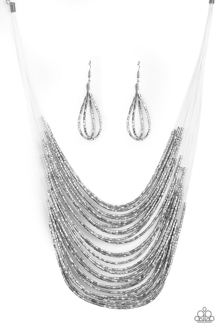 Paparazzi Necklace ~ Catwalk Queen - Silver – Paparazzi Jewelry ...