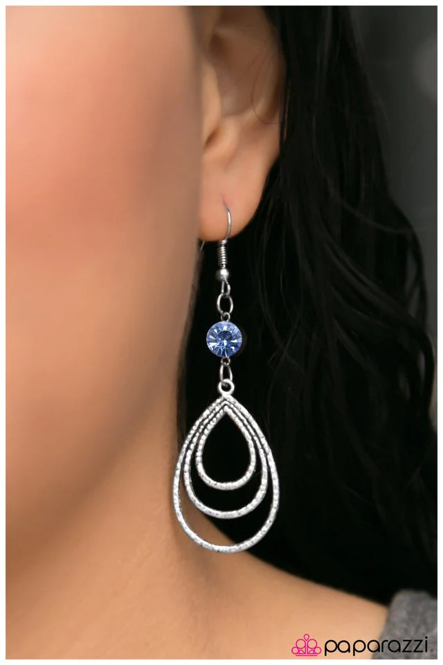 Paparazzi Earring ~ Dinner Party - Blue – Paparazzi Jewelry | Online ...