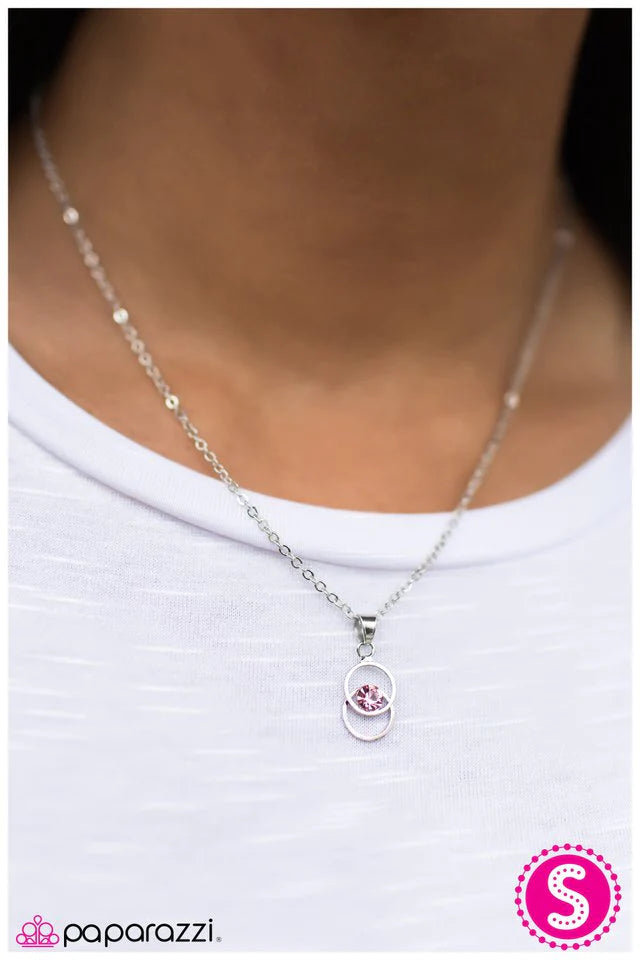 Paparazzi Necklace ~ Shes A Lady - Pink – Paparazzi Jewelry | Online ...