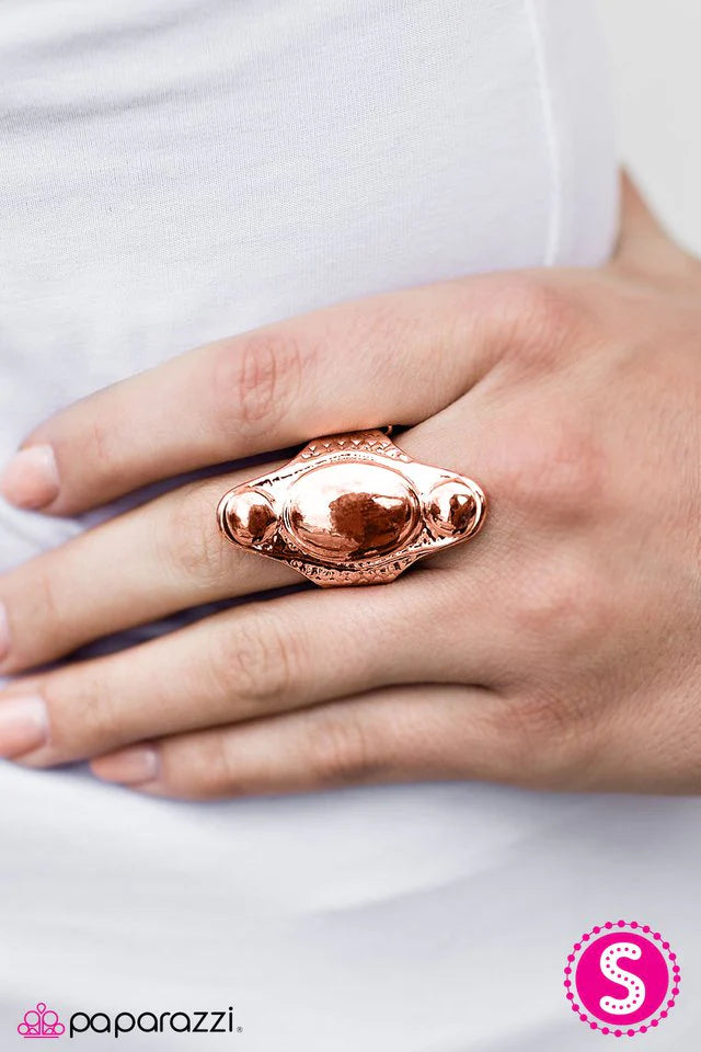 Paparazzi Ring ~ Radiant Relic - Copper – Paparazzi Jewelry | Online ...