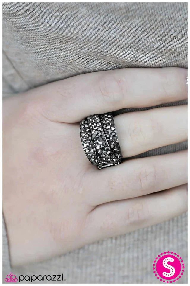 Paparazzi Ring ~ The Millionaires Club - Black – Paparazzi Jewelry ...