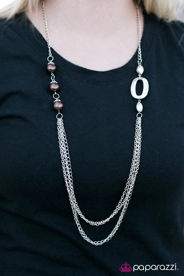 Paparazzi Necklace ~ A Dramatic Entrance - Brown – Paparazzi Jewelry ...