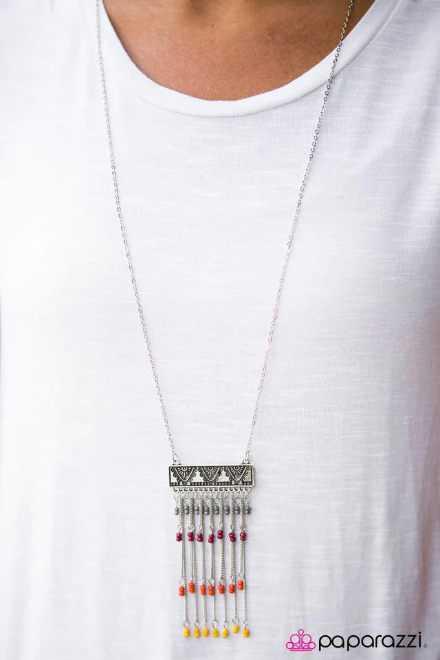 Paparazzi Necklace ~ Color Outside The Lines - Multi – Paparazzi ...