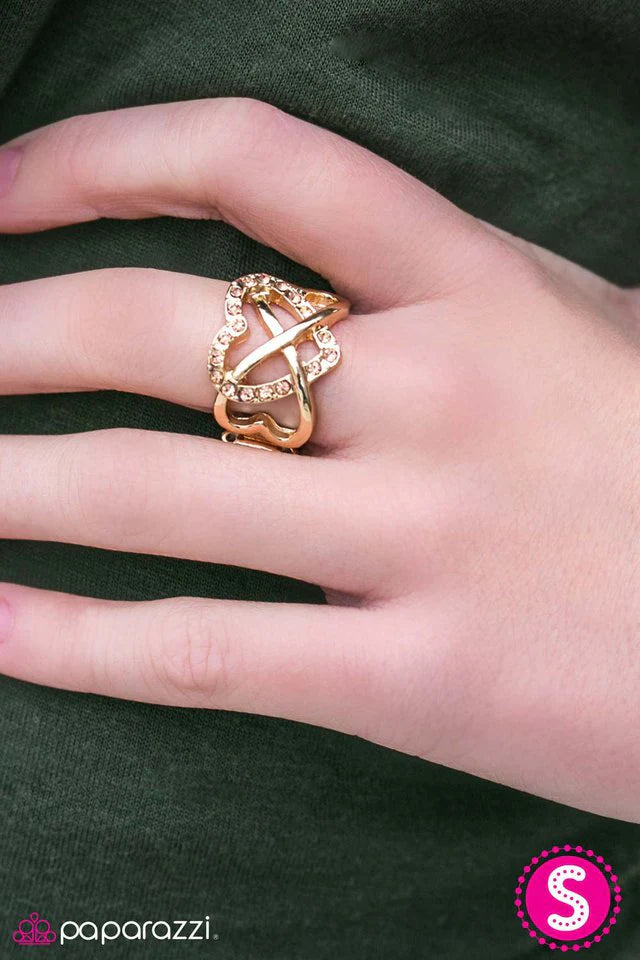 Paparazzi Ring ~ Big Love - Gold – Paparazzi Jewelry | Online Store ...