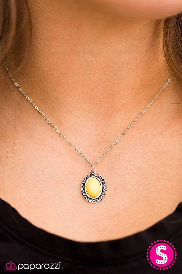 Paparazzi Necklace ~ Create Your Own Sunshine - Yellow – Paparazzi ...