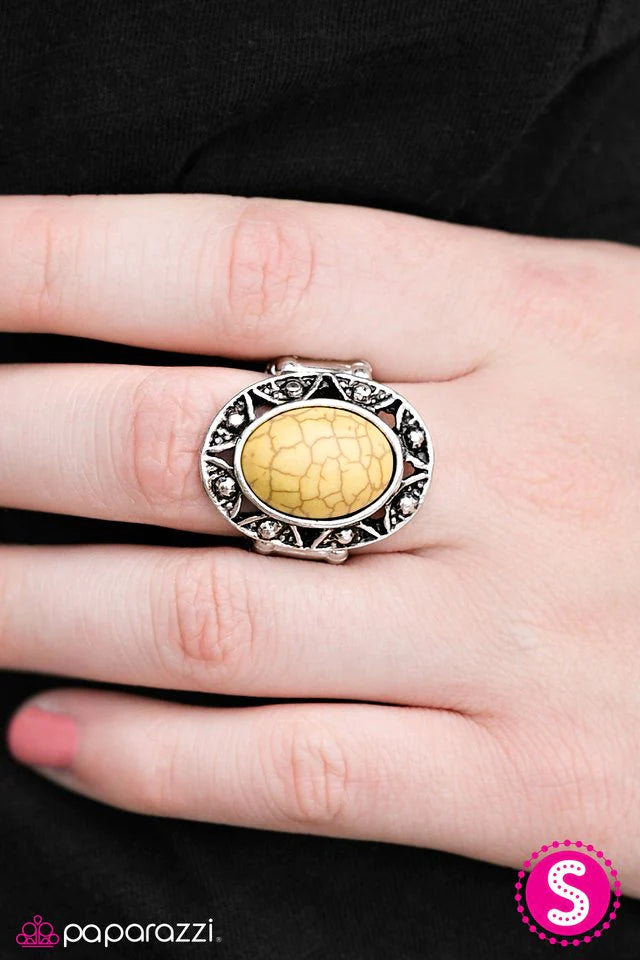 Paparazzi Ring ~ Sun Valley - Yellow – Paparazzi Jewelry | Online Store ...