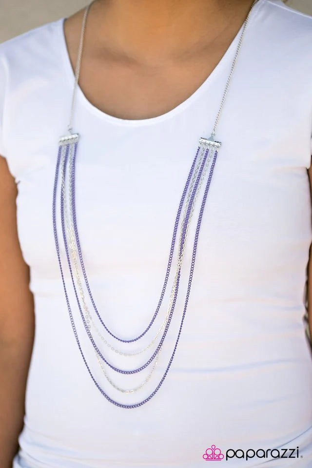 Collar Paparazzi ~ El rebelde en mí - Púrpura – Paparazzi Jewelry ...