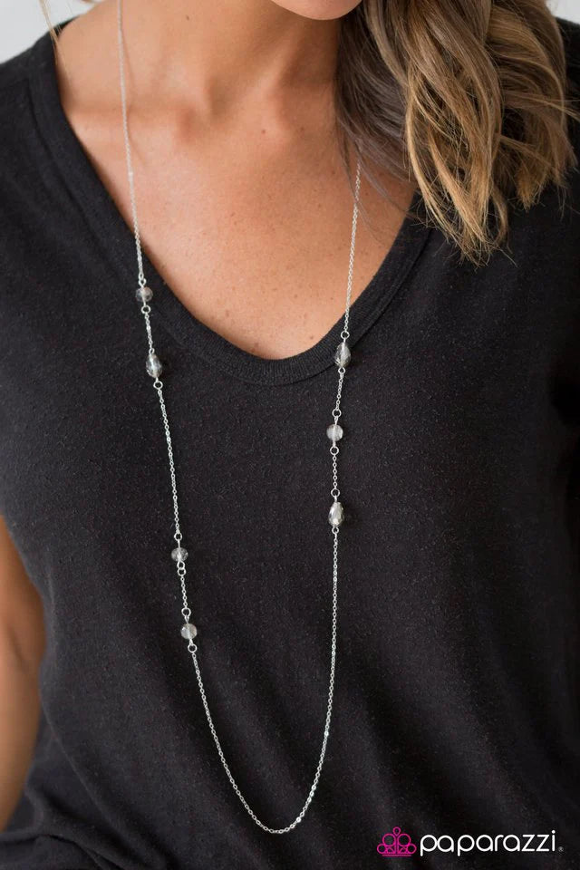 Paparazzi Necklace ~ Elegance Never Fades - Silver – Paparazzi Jewelry ...