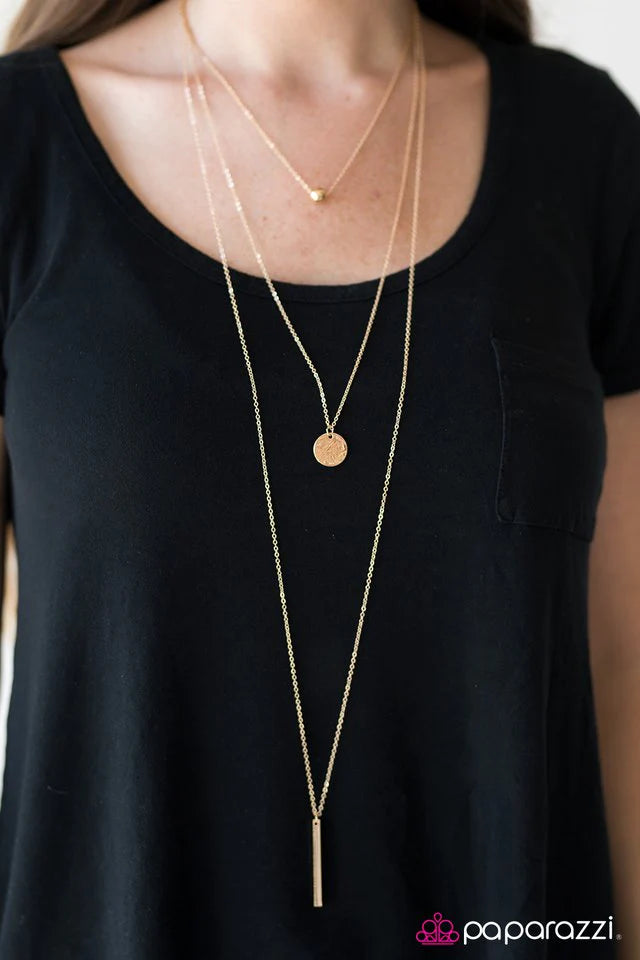 Paparazzi Necklace ~ Metal Muse - Gold – Paparazzi Jewelry | Online ...