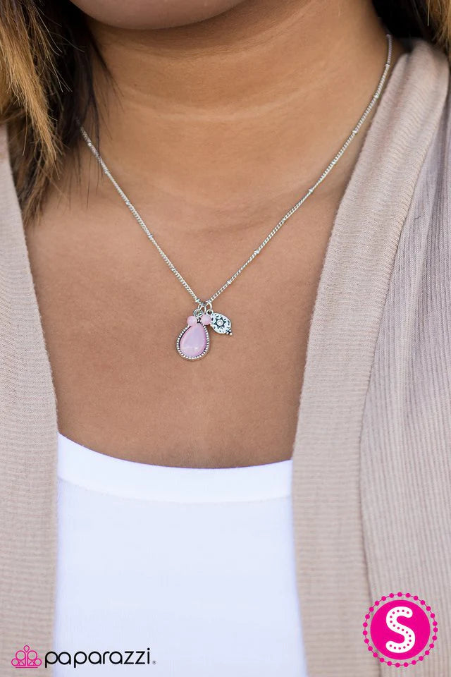 Paparazzi Necklace ~ Stellar Splendor - Pink – Paparazzi Jewelry ...