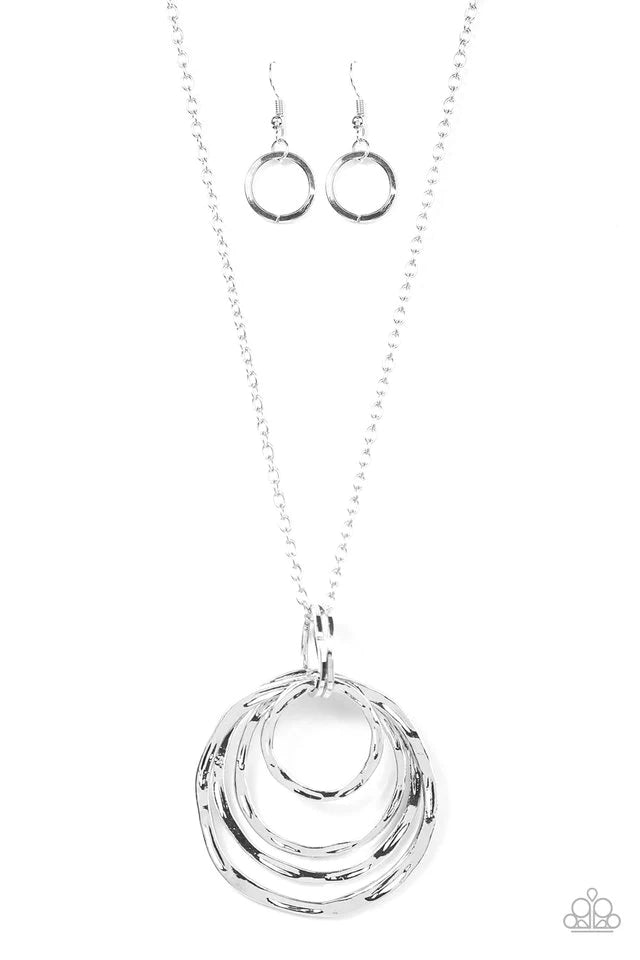 Paparazzi Necklace ~ What In The WHIRL! - Silver – Paparazzi Jewelry ...