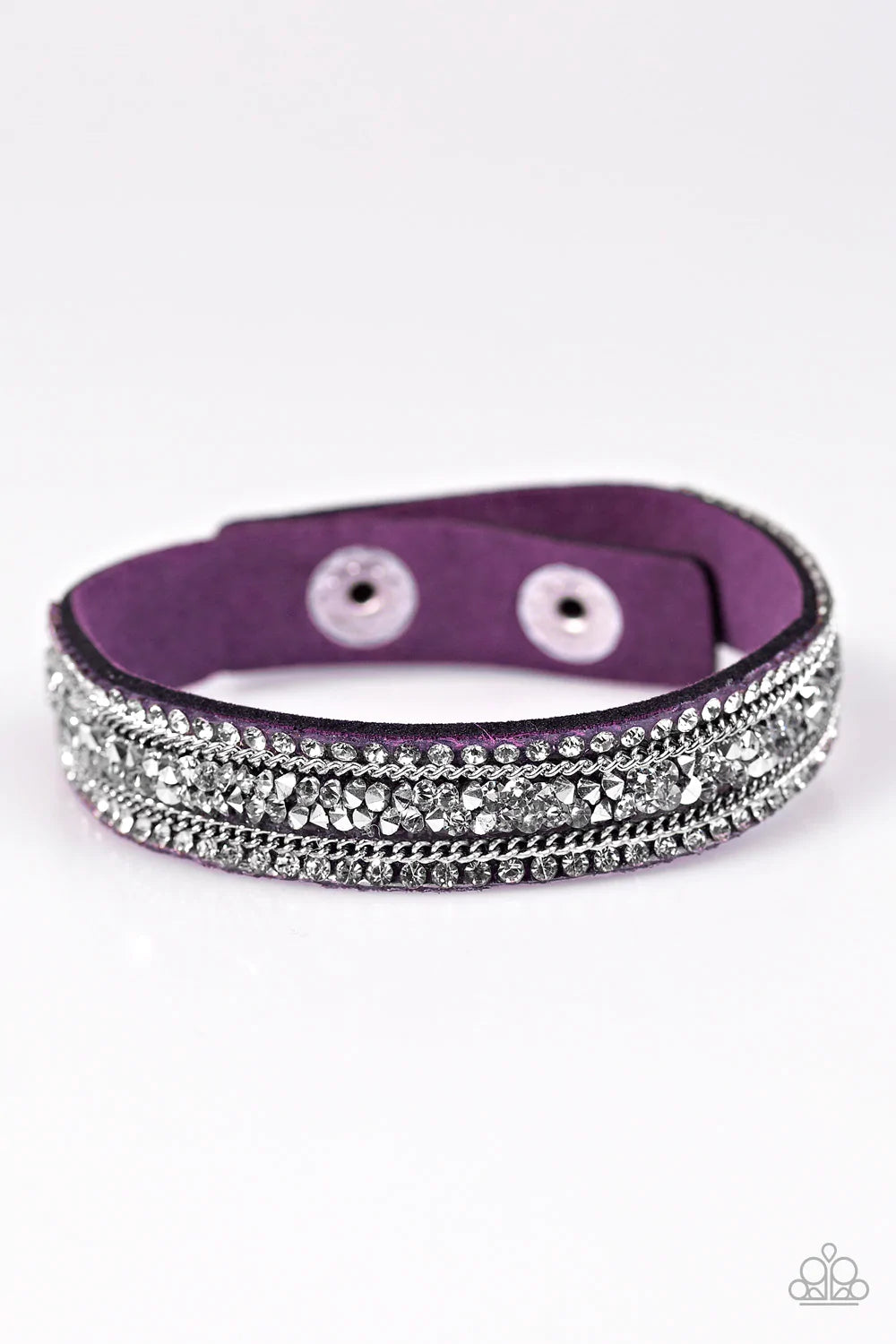 Pulsera Paparazzi ~ GLAM On Fire - Púrpura – Paparazzi Jewelry | Online ...
