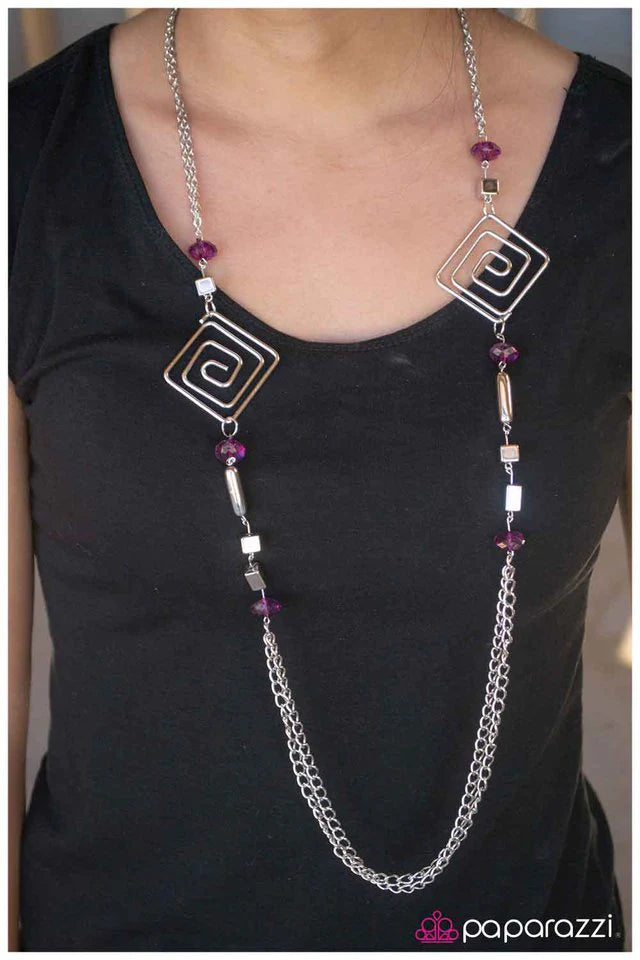 Paparazzi Necklace ~ Under Control - Purple – Paparazzi Jewelry ...