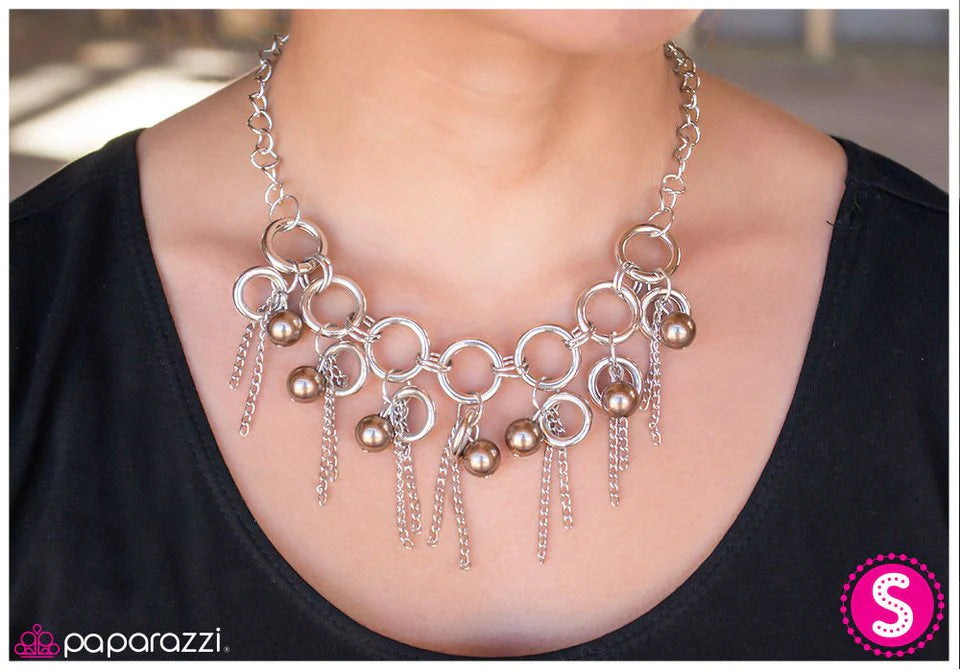 Paparazzi Necklace ~ Lightly Tasseled - Brown – Paparazzi Jewelry ...