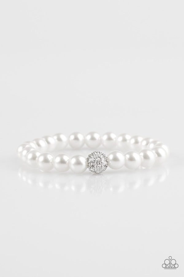 Paparazzi Bracelet ~ Im Here For The Bride - White – Paparazzi Jewelry ...