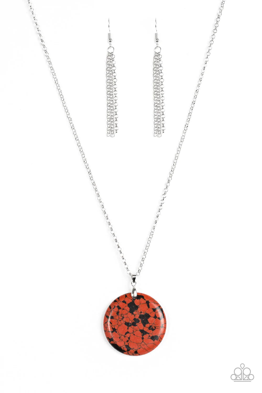 Paparazzi Necklace ~ Back To Earth - Red – Paparazzi Jewelry | Online ...