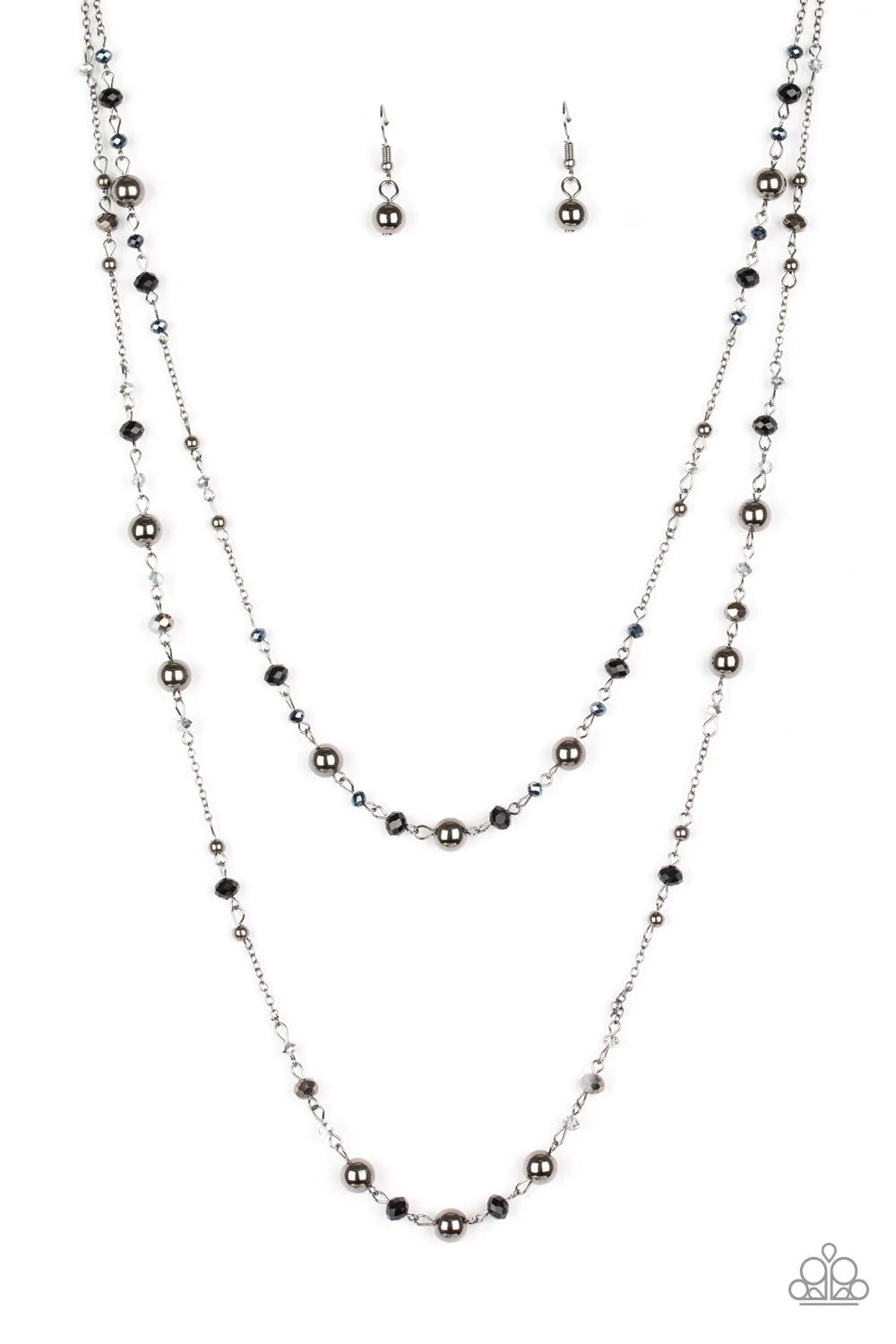 Paparazzi Necklace ~ Grotto Glow - Black – Paparazzi Jewelry | Online ...