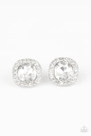 Paparazzi Earring ~ Bling Tastic! - White – Paparazzi Jewelry | Online ...