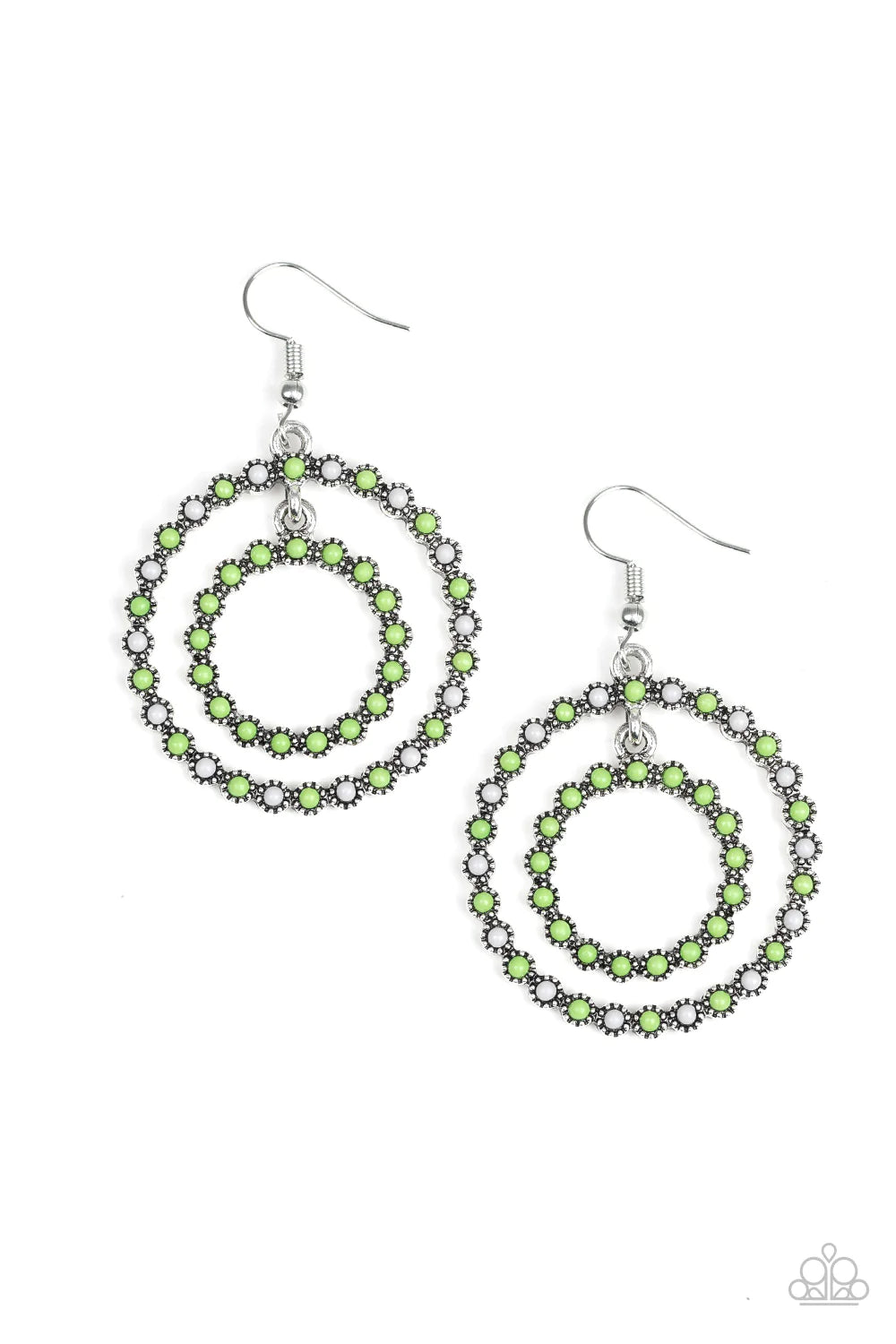 Paparazzi Earring ~ Vibrant Venture - Green – Paparazzi Jewelry ...