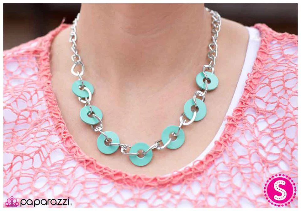 Paparazzi Necklace ~ An Open DISCussion - Green – Paparazzi Jewelry ...