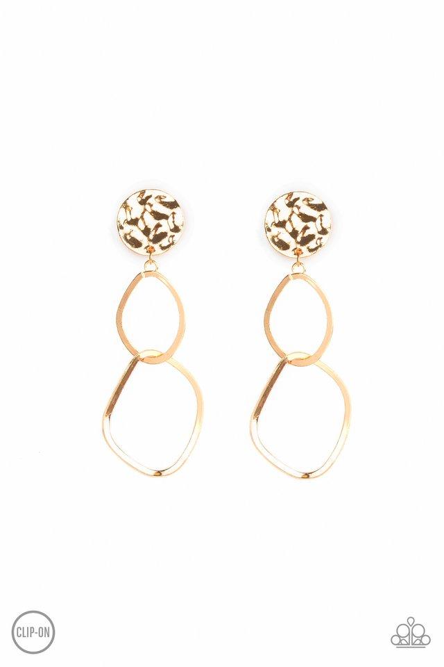 Paparazzi Earring ~ Modern Reflections - Gold – Paparazzi Jewelry ...