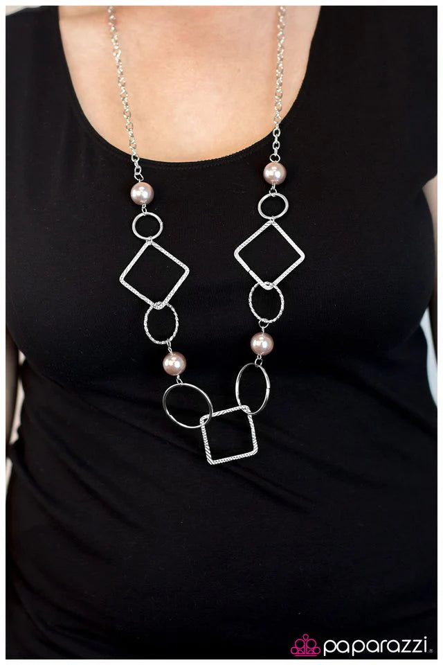 Paparazzi Necklace ~ Opulent Outlines - Brown – Paparazzi Jewelry ...