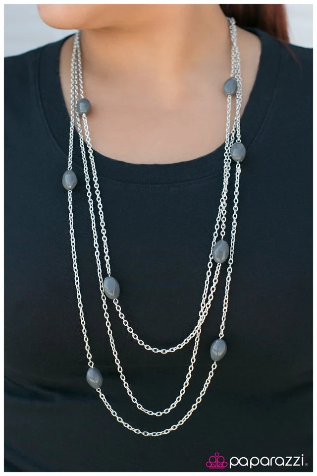 Collar de paparazzi ~ Voodoo Vixen - Plata – Paparazzi Jewelry | Online ...