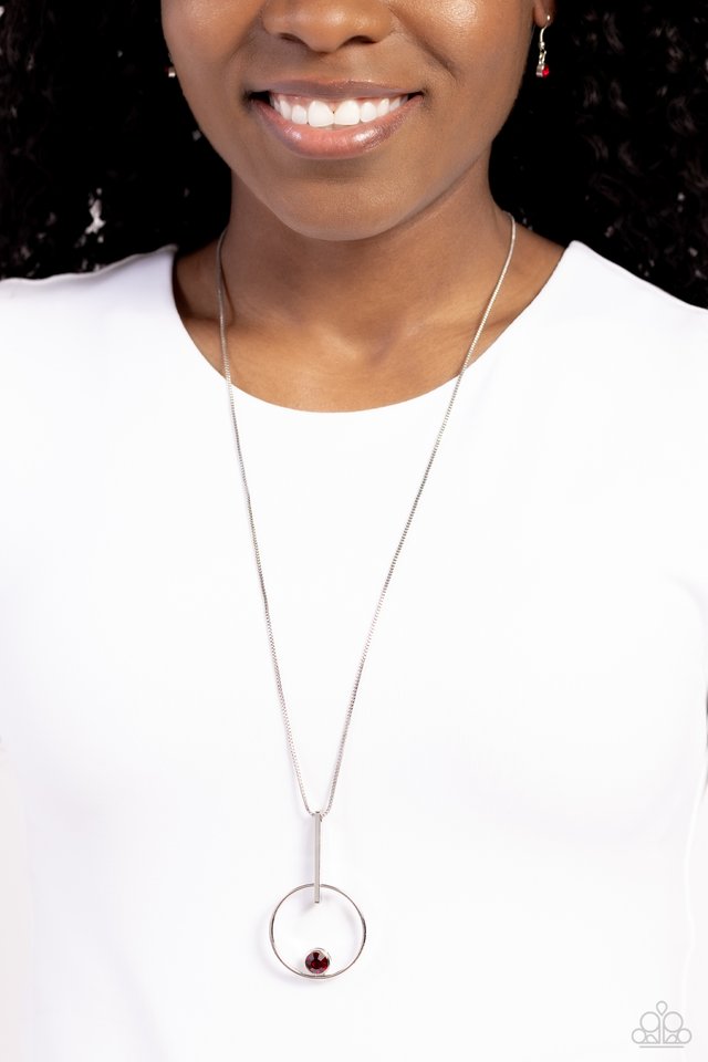 Paparazzi Necklace ~ Hooped Theory - Red – Paparazzi Jewelry | Online ...