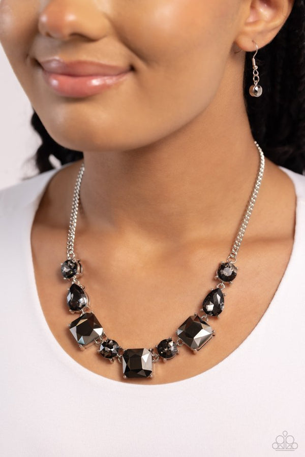 Paparazzi Necklace ~ Elevated Edge - Silver – Paparazzi Jewelry ...