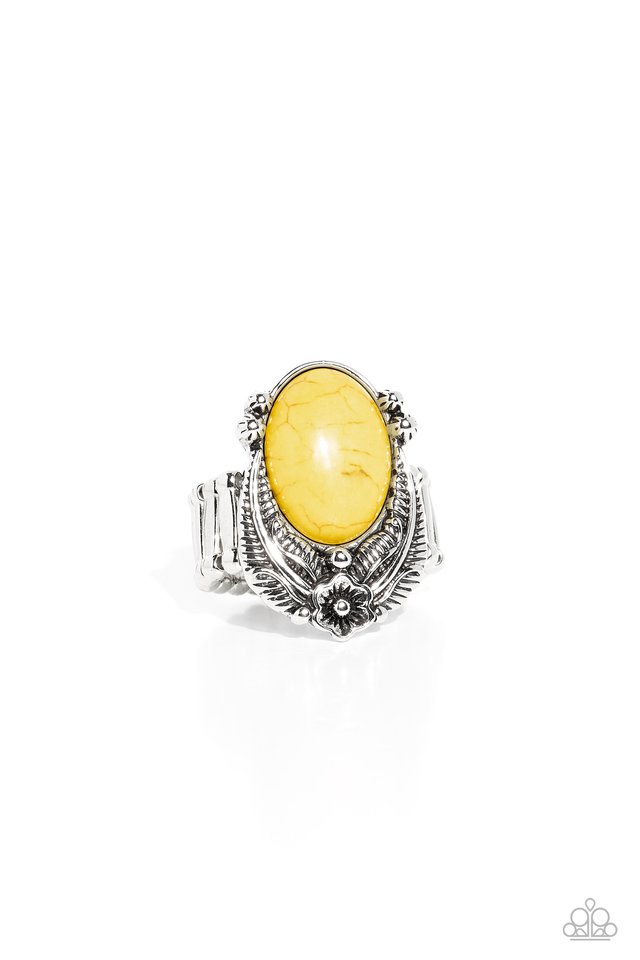 Paparazzi Ring ~ Serrated Style - Yellow – Paparazzi Jewelry | Online ...