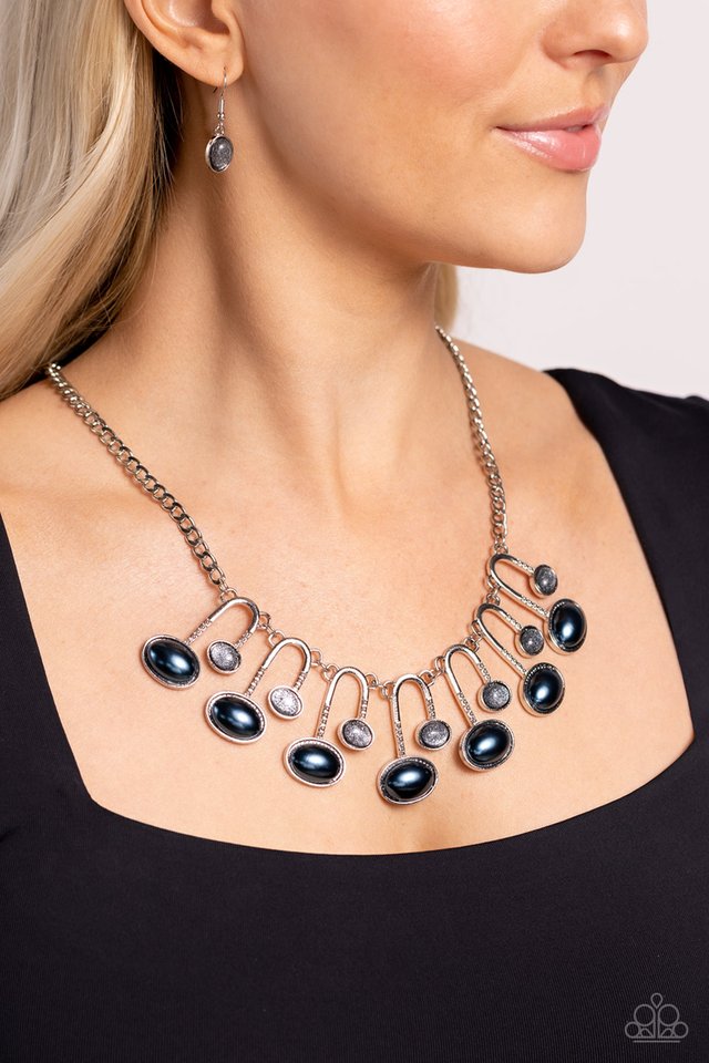 Paparazzi Necklace ~ Abstract Adornment - Blue – Paparazzi Jewelry ...