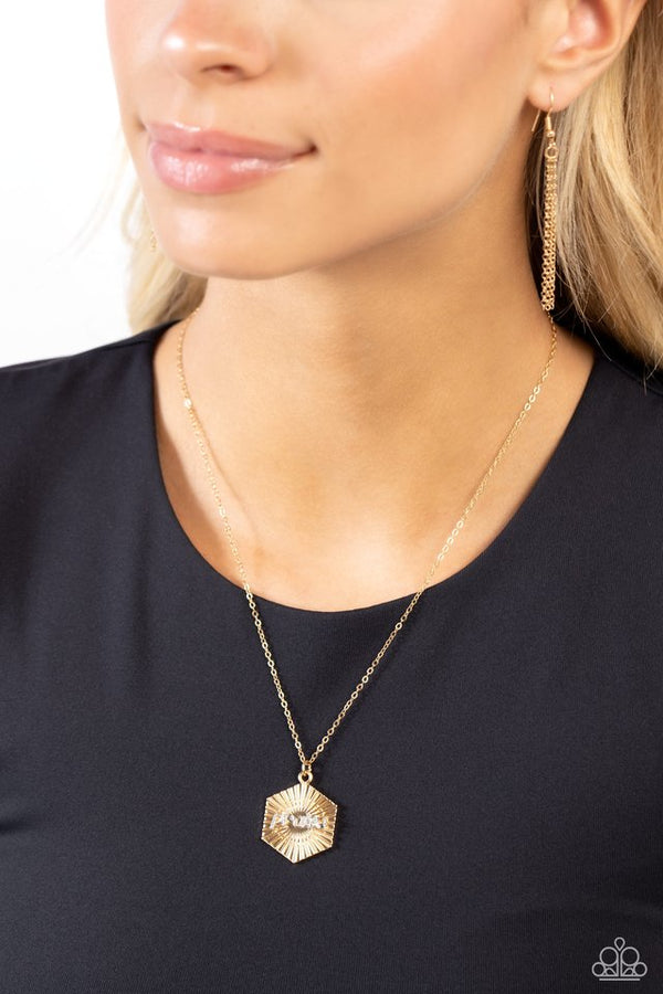 Paparazzi Necklace ~ Turn of PRAISE - Gold – Paparazzi Jewelry | Online ...