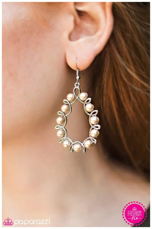 Paparazzi Earring ~ Back to You - Brown – Paparazzi Jewelry | Online ...
