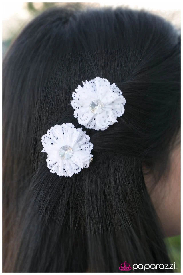Paparazzi Hair Accessories ~ A LACY Sunday - White – Paparazzi Jewelry ...